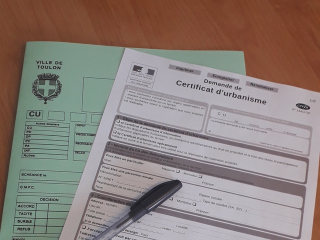 Certificat d'urbanisme | Démarches de la Ville de Toulon